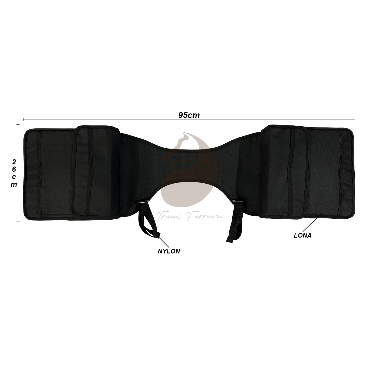 Alforge Térmico Lona Impermeavel Preto Para Cavalos Selas Arreios ...