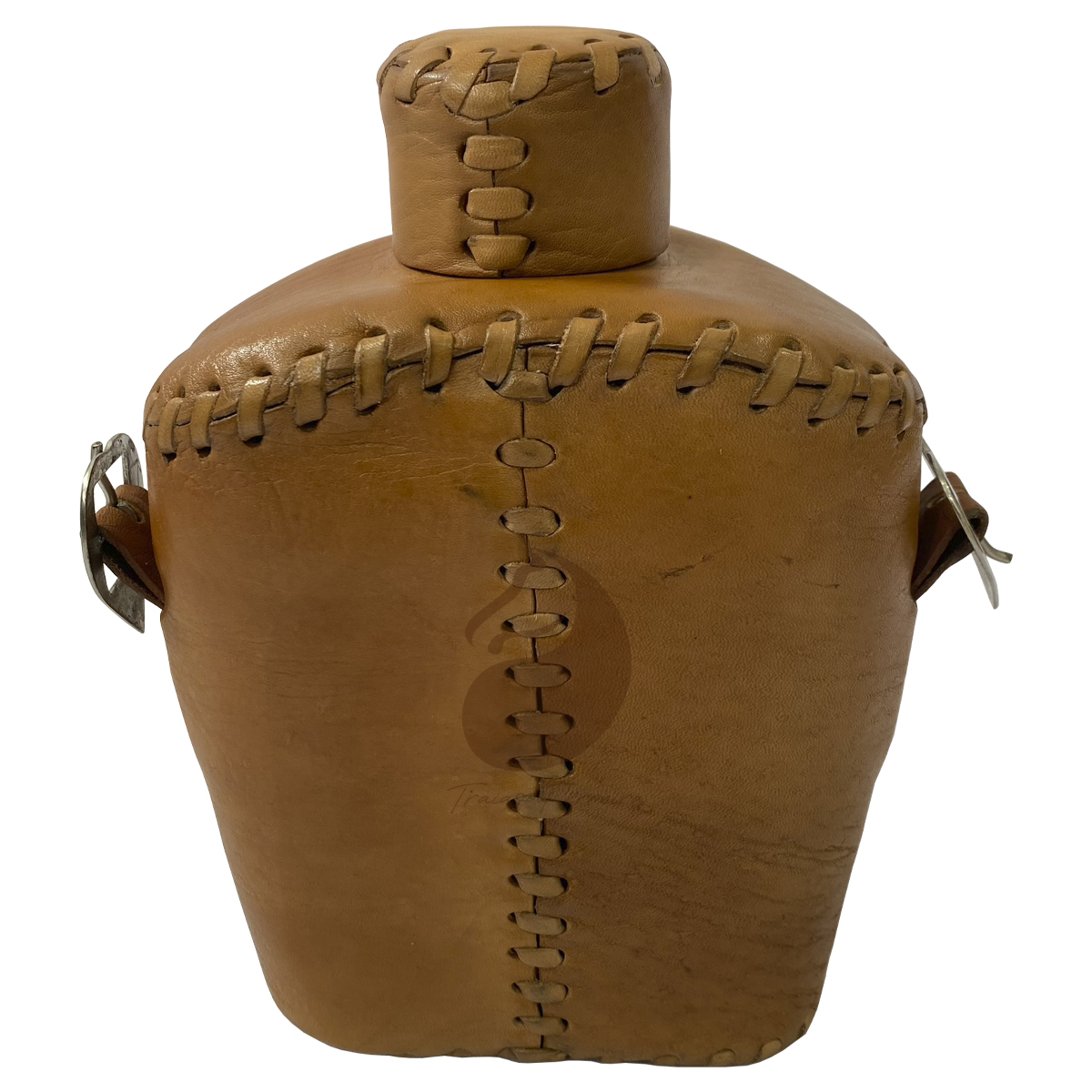 Cantil Térmico Revestido Em Couro Legítimo Cruz - Traias Ferreira