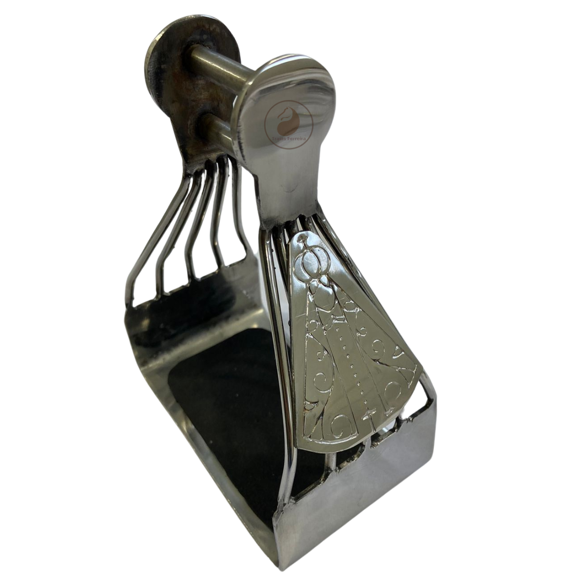 Estribo De Cavalo Aço Inox Nossa Senhora Para Selas E Arreios - Traias ...
