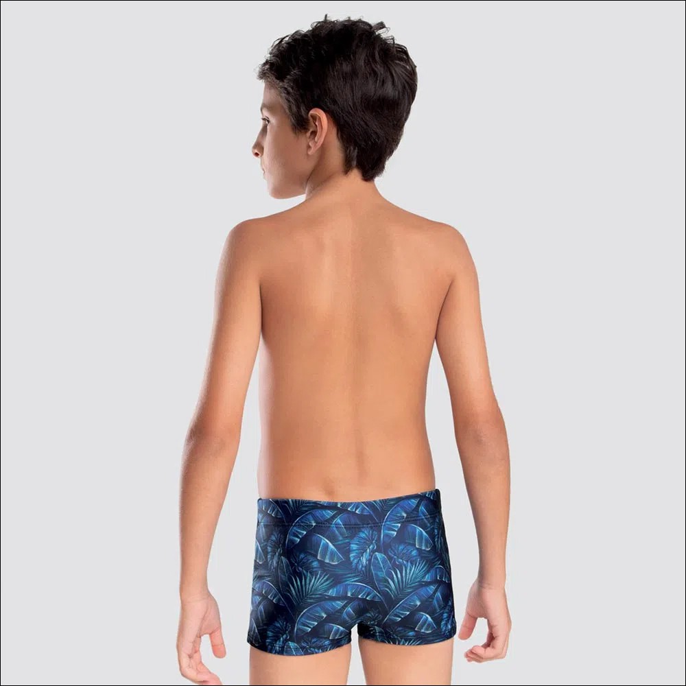 Sunga Mash Boxer Infantil Folhagem - Empório da Moda