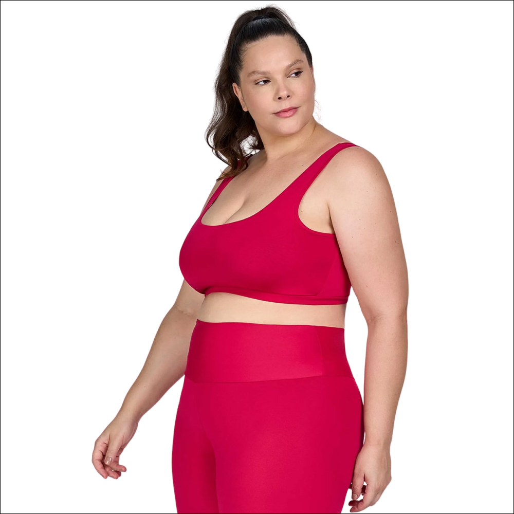Top Alto Giro Hyper Plus Size - Empório da Moda