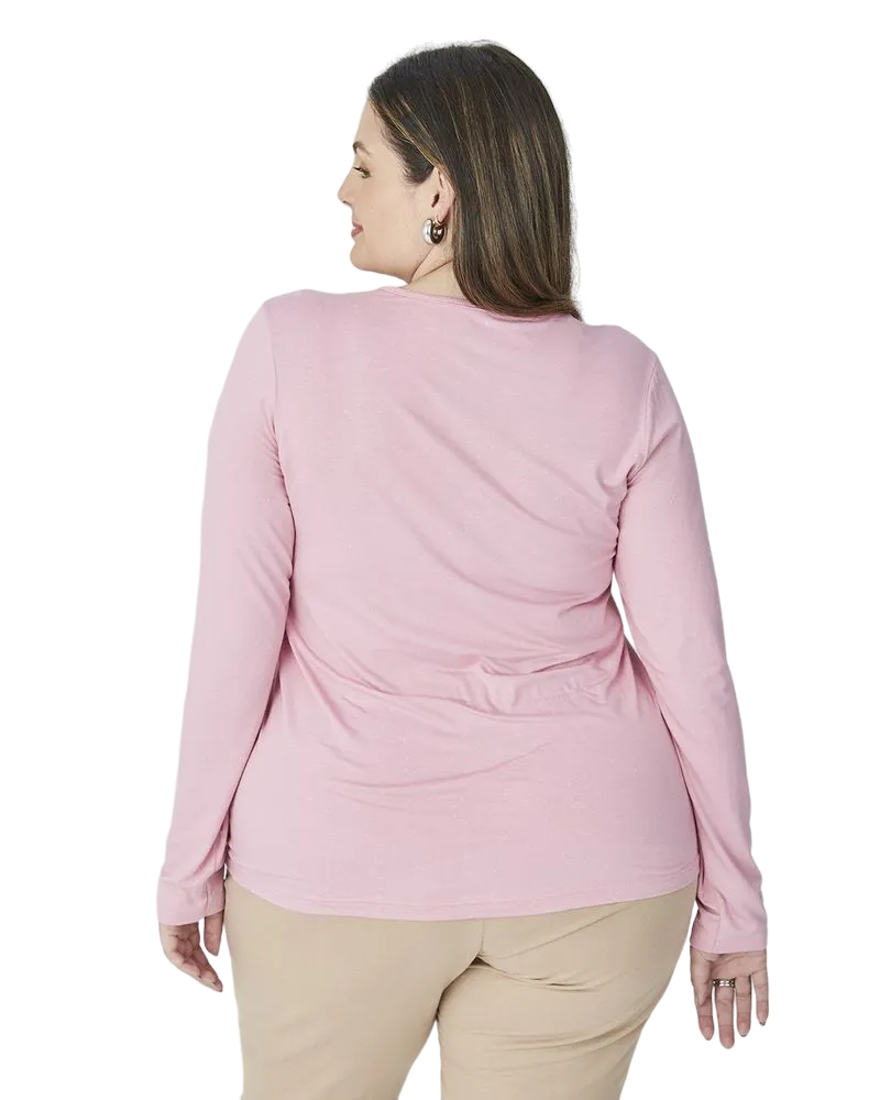 Blusa Malwee Manga Longa Plus Size - Empório da Moda