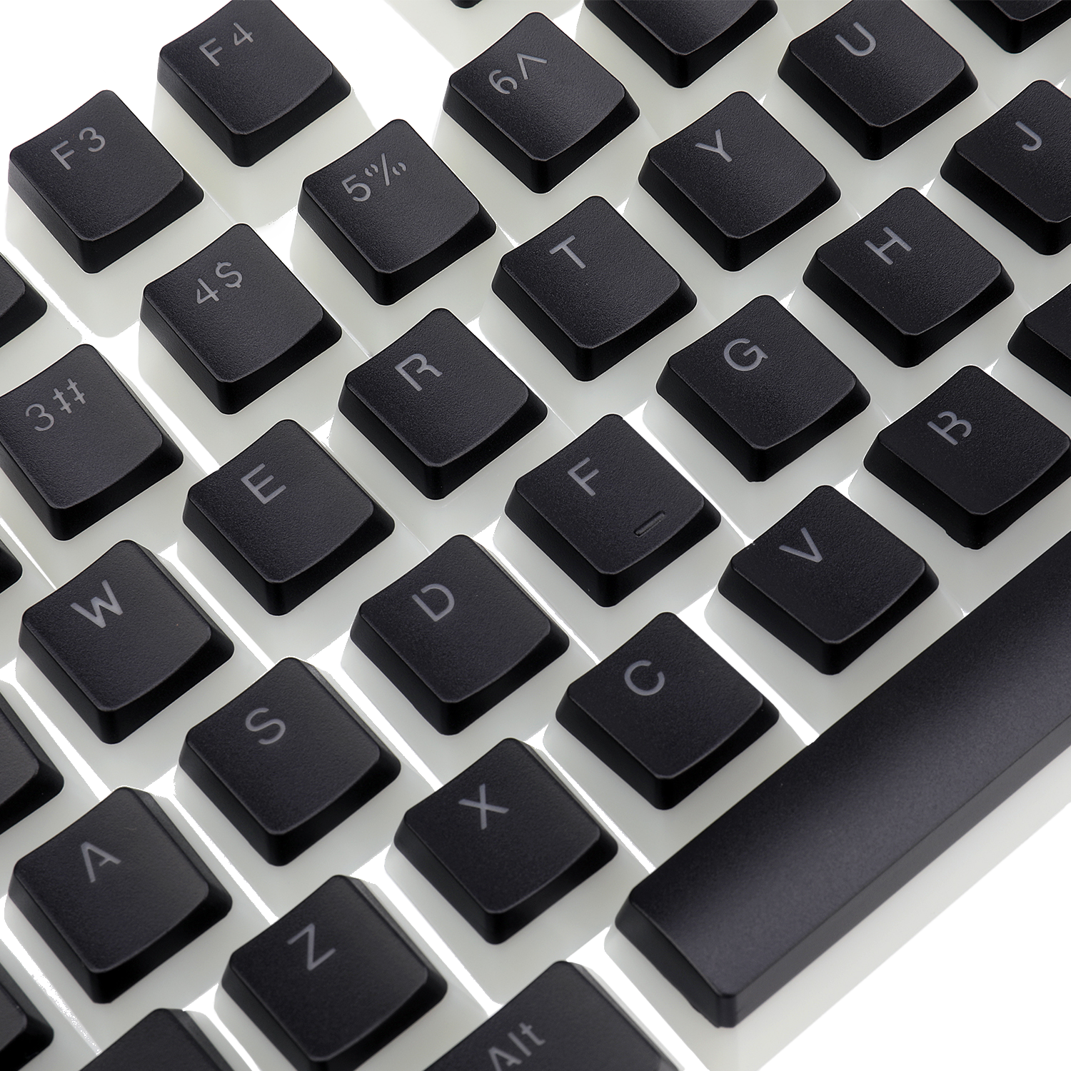 Keycaps Scarab PBT Preto ABNT2 106 Teclas Pudim Double Shot Compatível ...