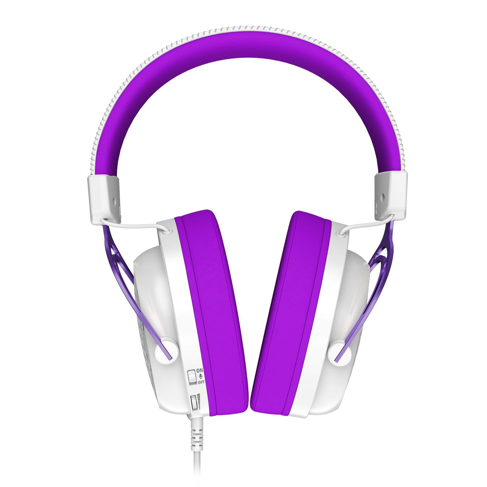 HEADSET GAMER REDRAGON DIOMEDES BRANCO COM ROXO - Redragon Store