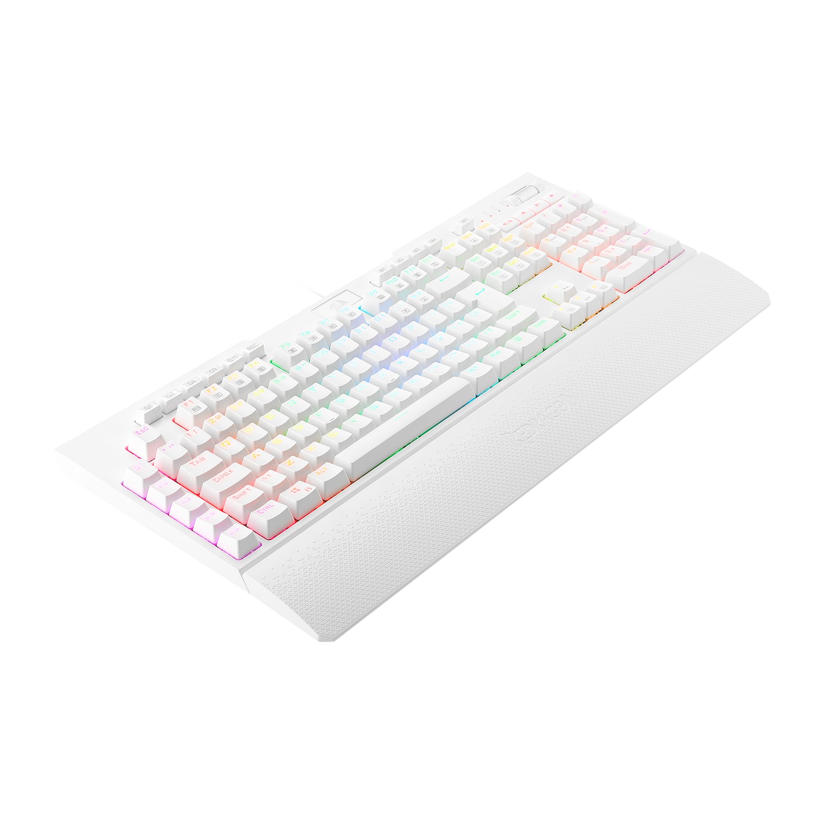 TECLADO ÓPTICO GAMER BRAHMA PRO RGB BRANCO - Redragon Store