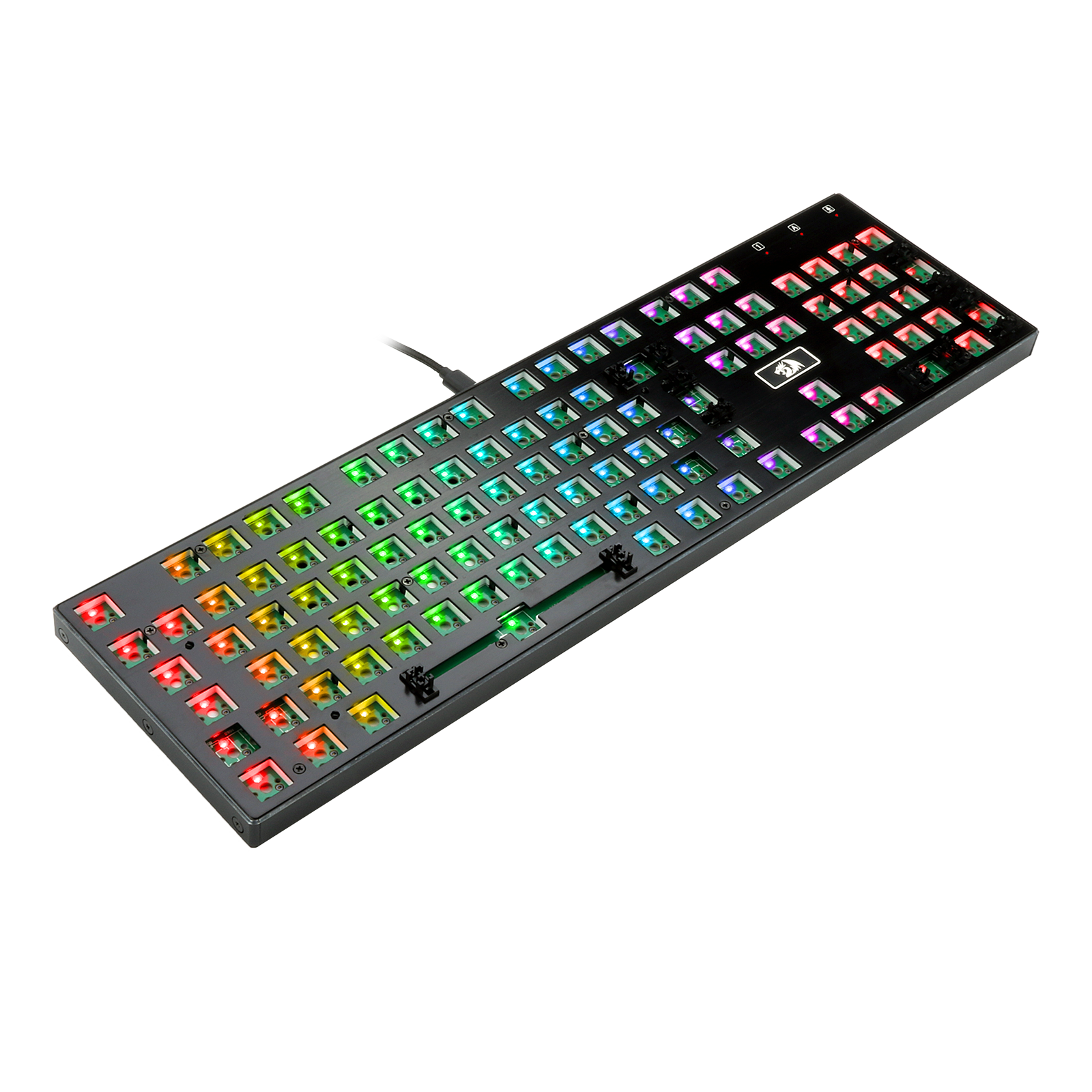 TECLADO MECÂNICO GAMER DEVARAJAS-BAREBONE EDITION PRETO RGB - Redragon ...