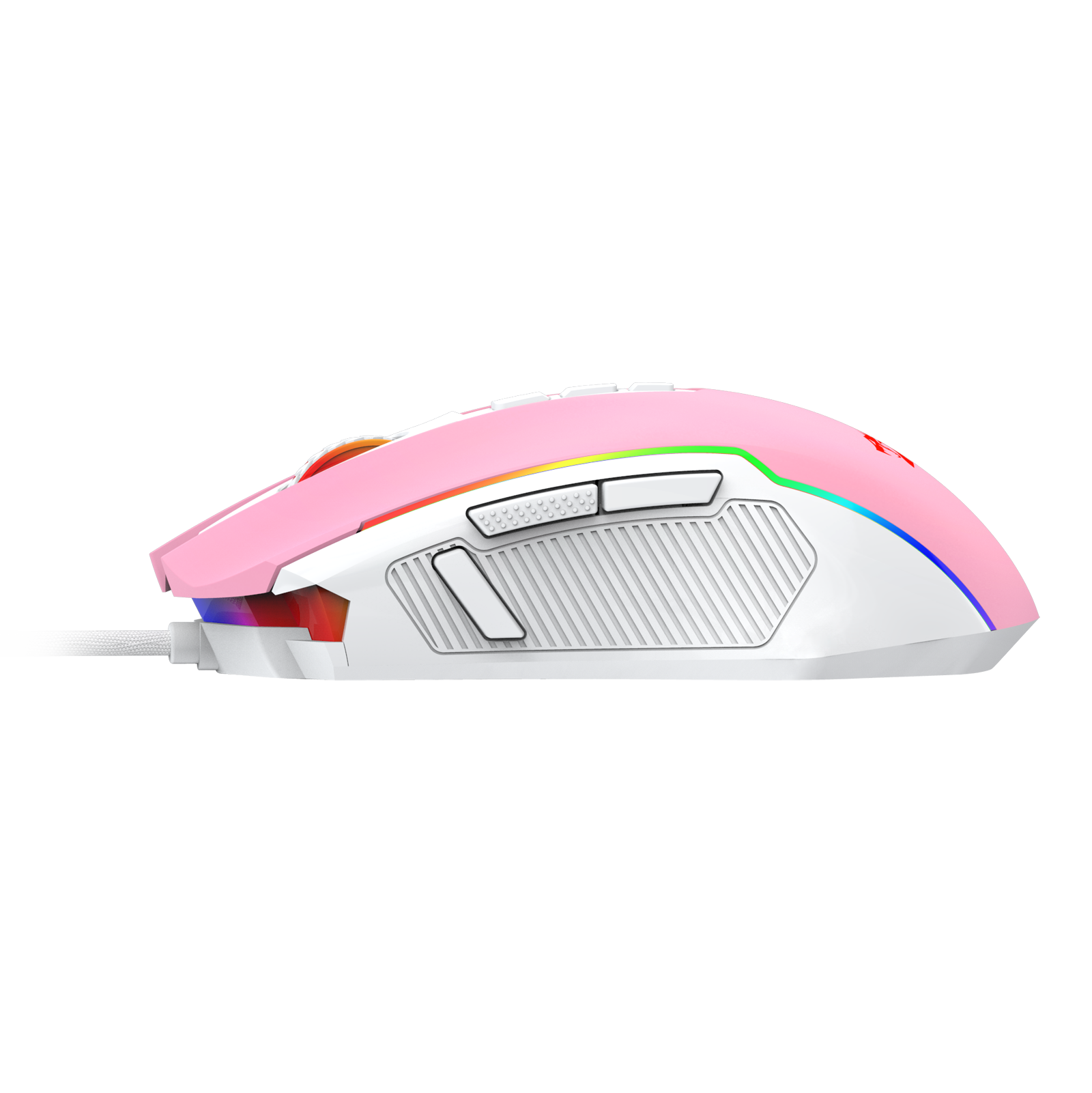 MOUSE RANGER ROSA COM BRANCO - Redragon Store