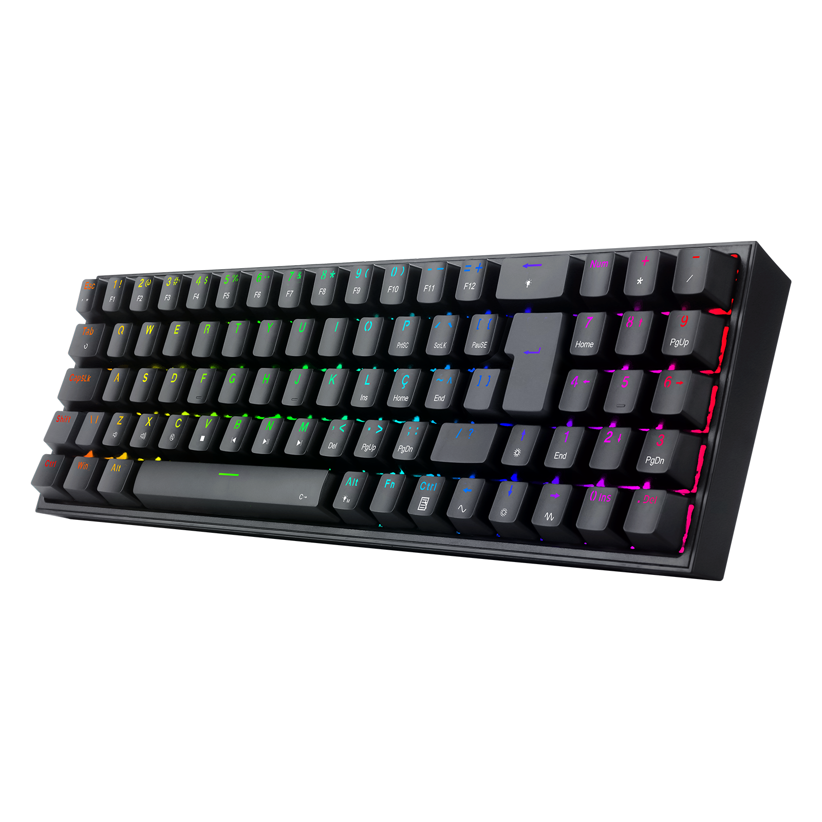 TECLADO MECÂNICO GAMER POLLUX RGB PRETO - Redragon Store
