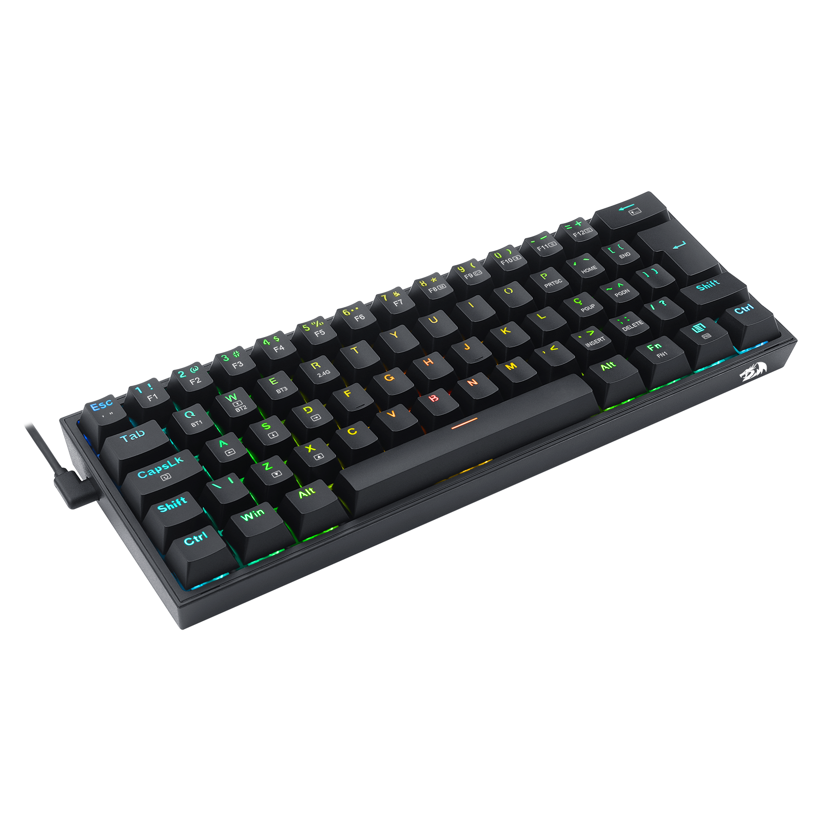 TECLADO MECANICO GAMER FIZZ PRO RGB PRETO - Redragon Store