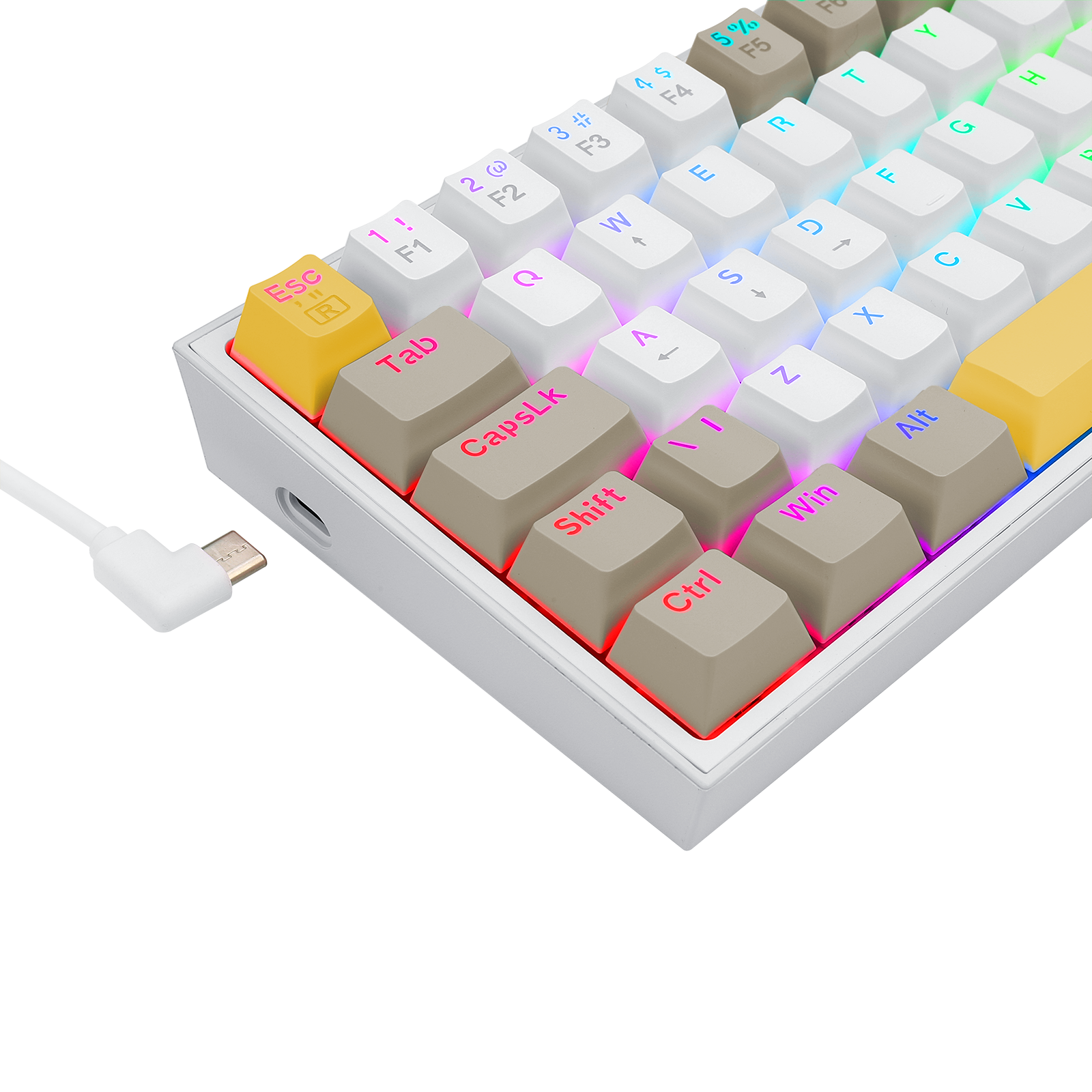 Teclado Fizz RGB Daylight 60% - Redragon Store