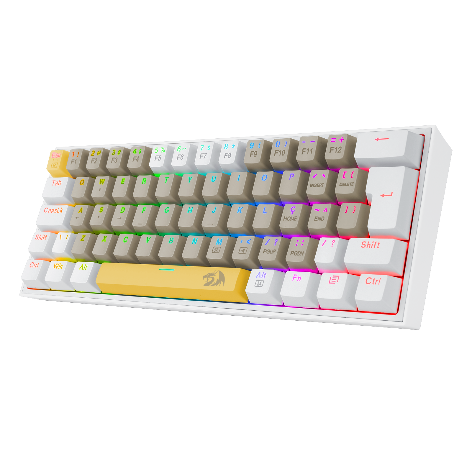 Teclado Fizz RGB Sunshine 60% - Redragon Store
