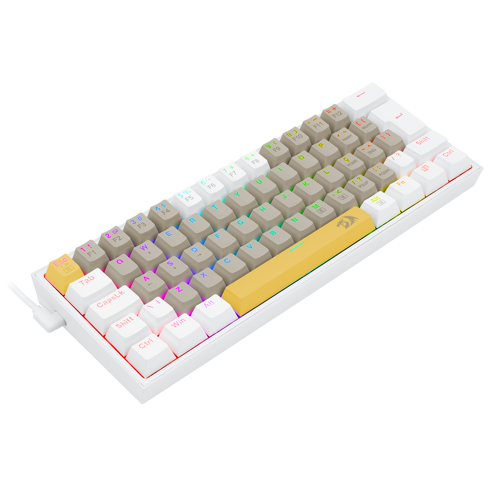 Teclado Fizz RGB Sunshine 60% - Redragon Store