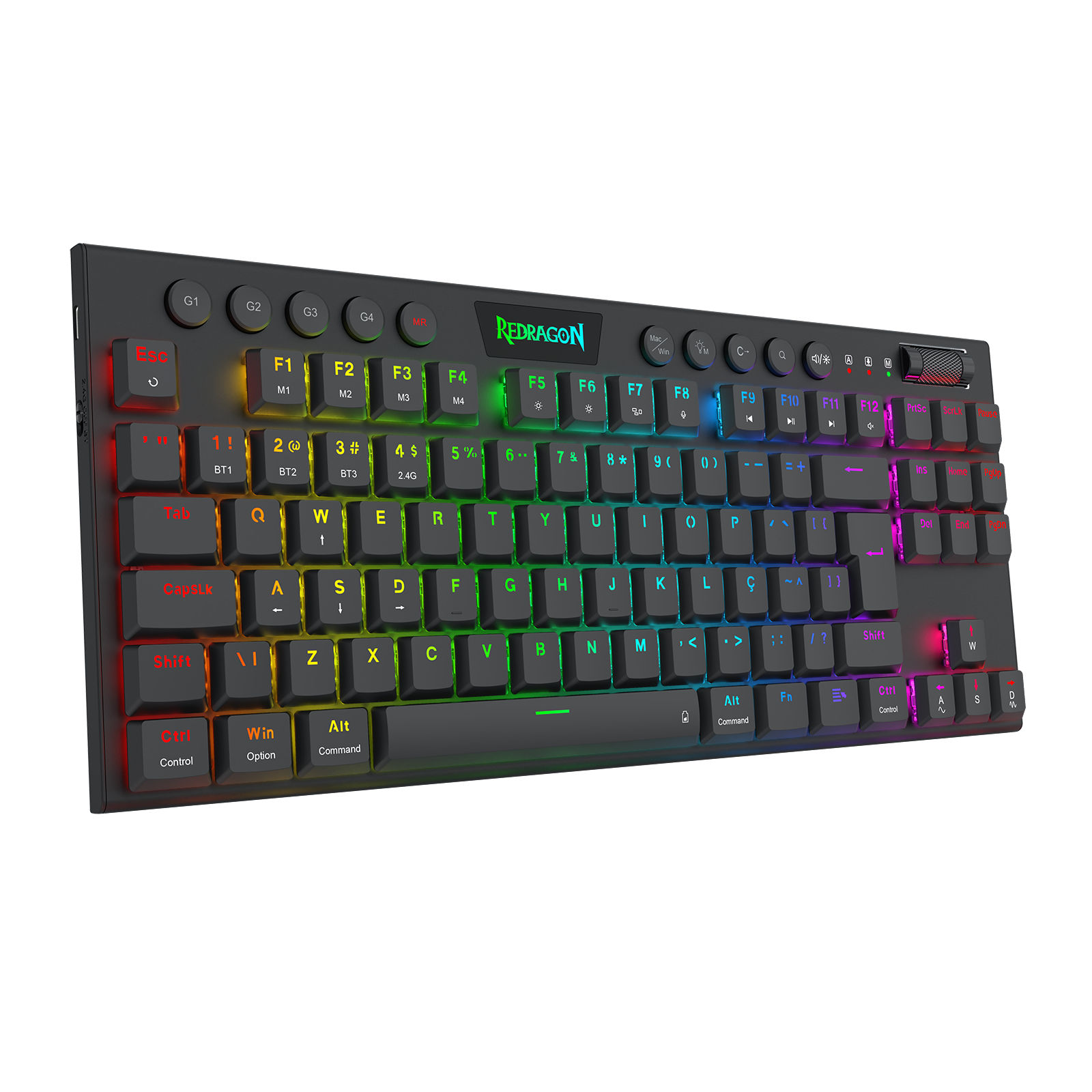 Teclado Mecânico RGB Low Profile Sem Fio Redragon Horus Pro TKL – Comp - Redragon Store