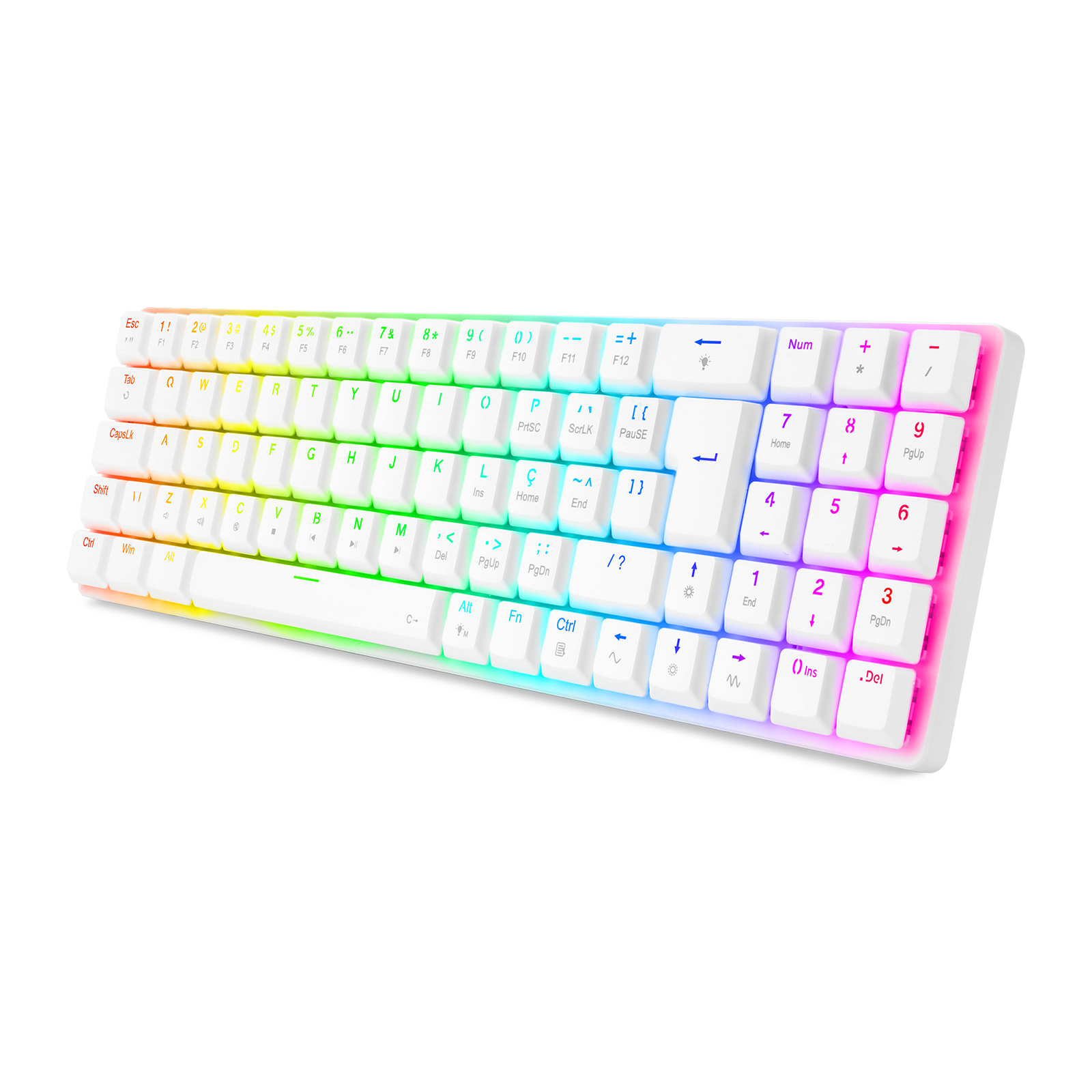 TECLADO MECÂNICO GAMER ASHE RGB - Redragon Store