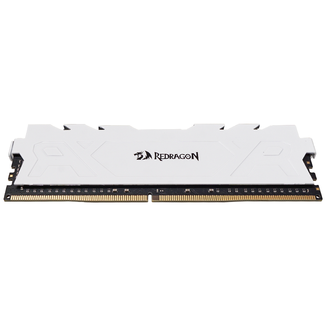 Memória RAM Redragon Rage 8GB DDR4 3200MHz CL16 Branco - Redragon Store