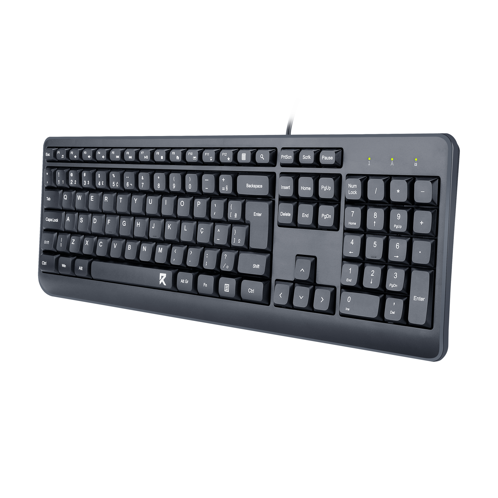 Combo Mouse e Teclado Redragon R Office BS-7092 Preto 1200 DPI ...