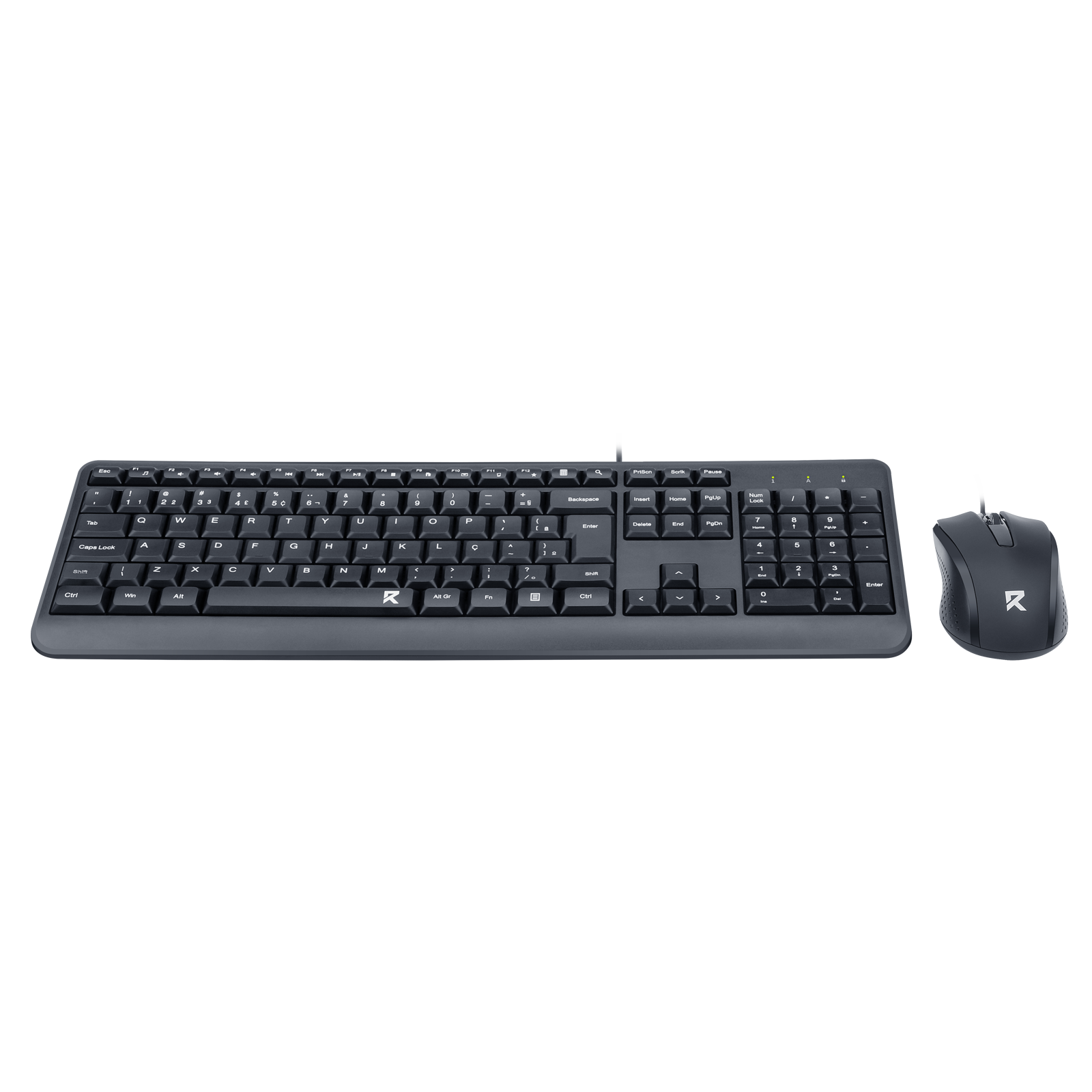 Combo Mouse e Teclado Redragon R Office BS-7092 Preto 1200 DPI ...
