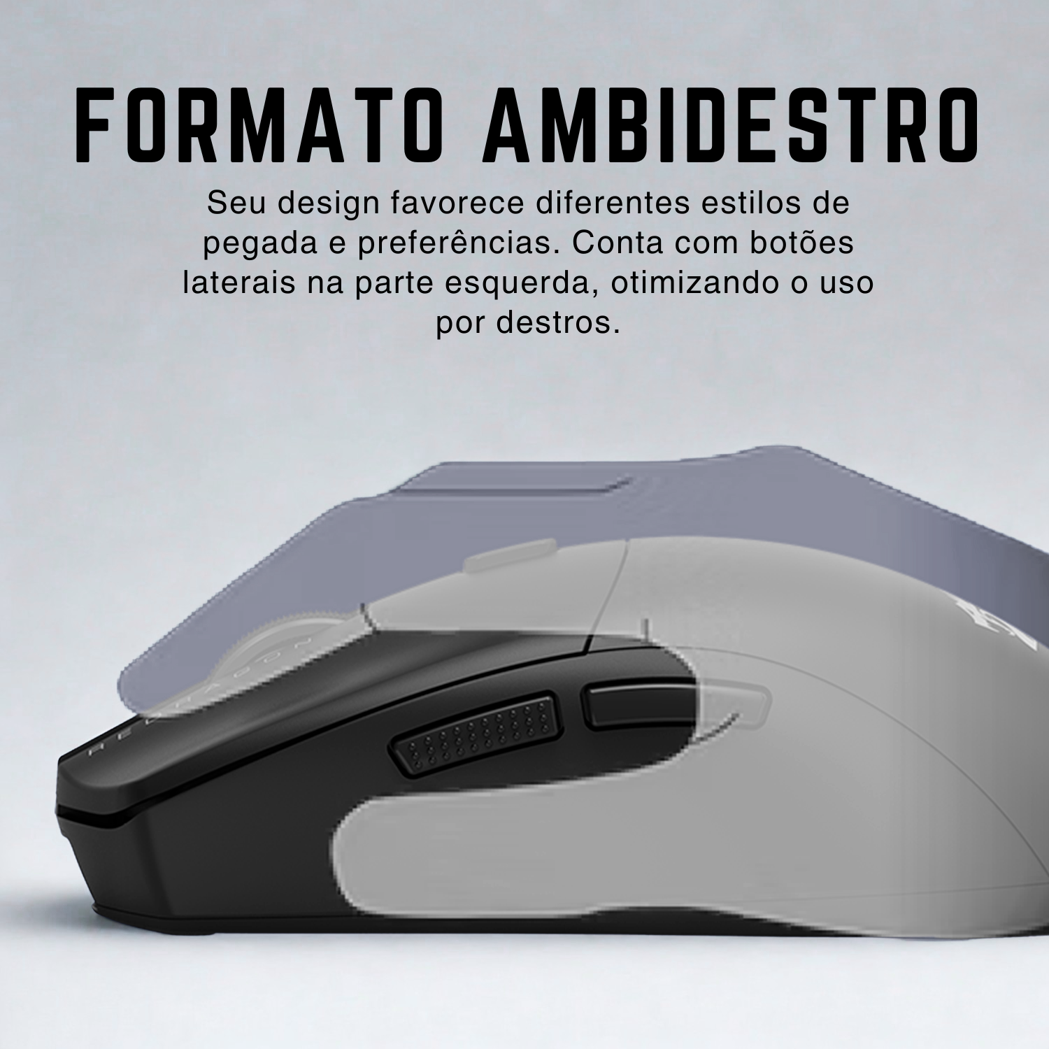 Mouse Gamer Redragon Neva Pro M815-PRO – Ultraleve 54g, Sensor PAW3395, 26000 DPI, Wireless ...