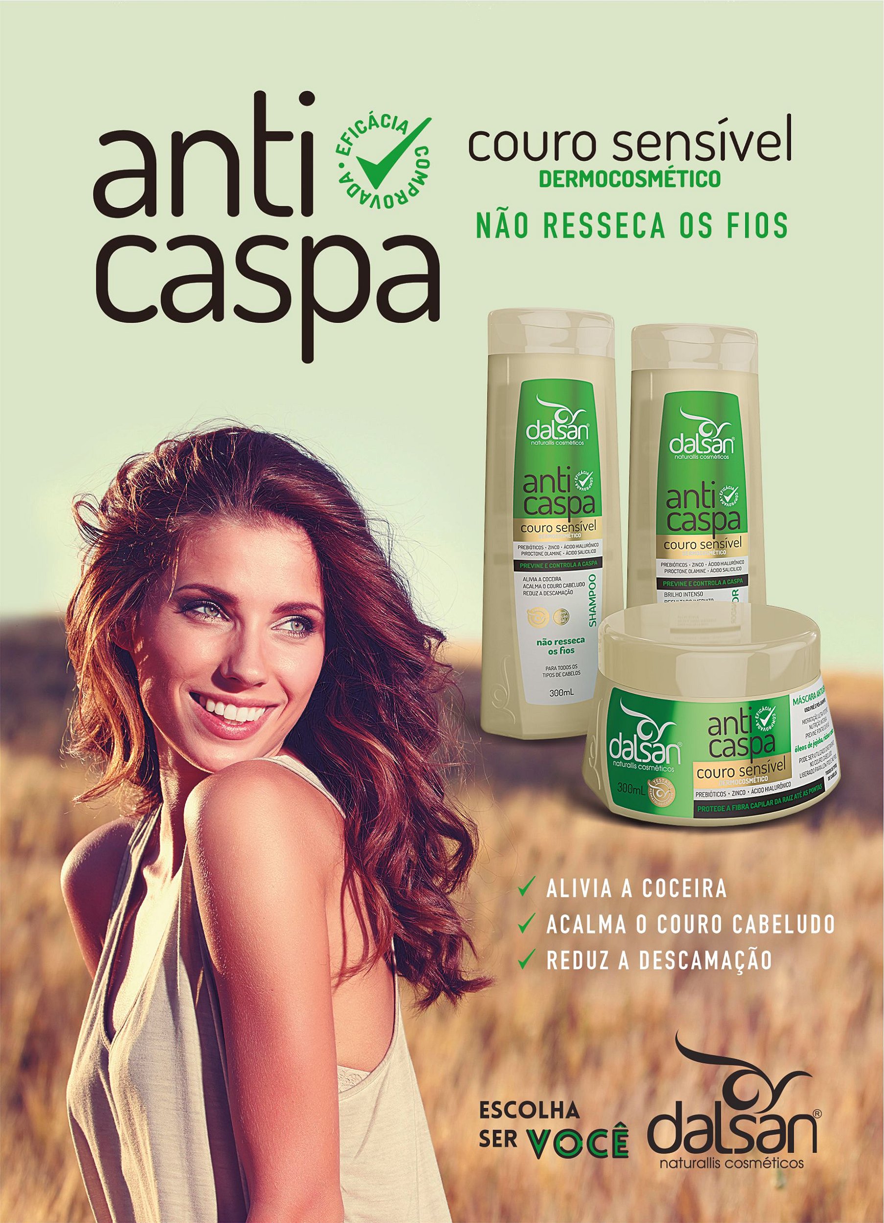 Kit Anti Caspa - Dalsan Naturallis Cosméticos