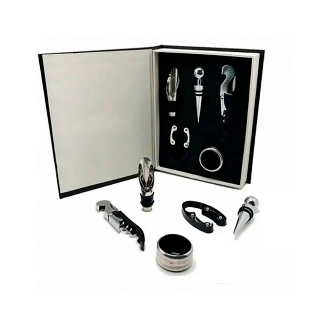 Kit para Vinho 5 Pcs - Elegante, completo e com preço especial ...