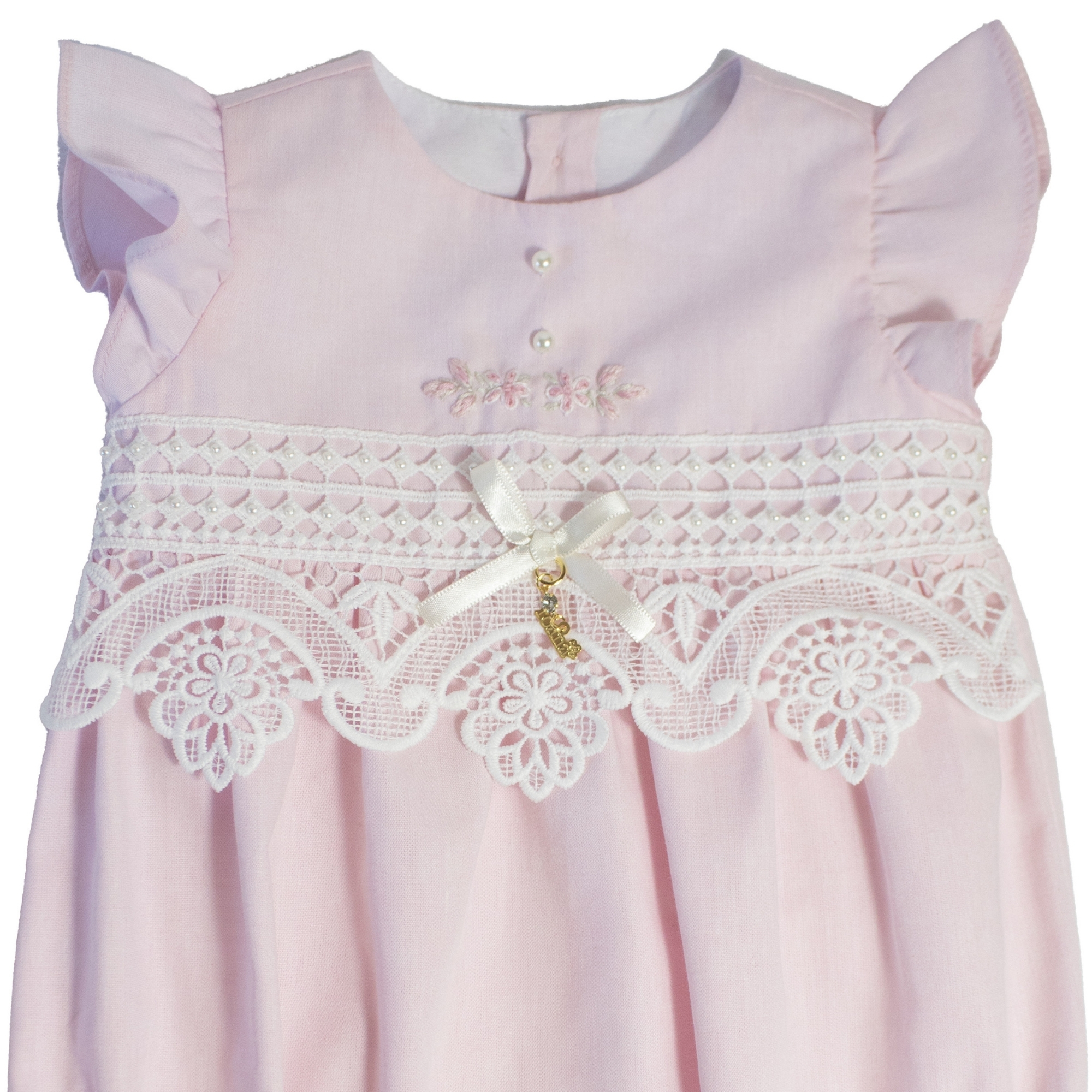 Pimpão Infantil com Renda e Bordado à Mão Rosa Roana - Ahoara - Loja de ...