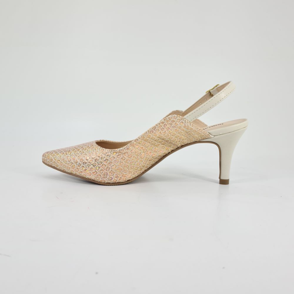Scarpin Slingback Salto Médio Fashion Numeração Especial Ana - Kalceaki ...