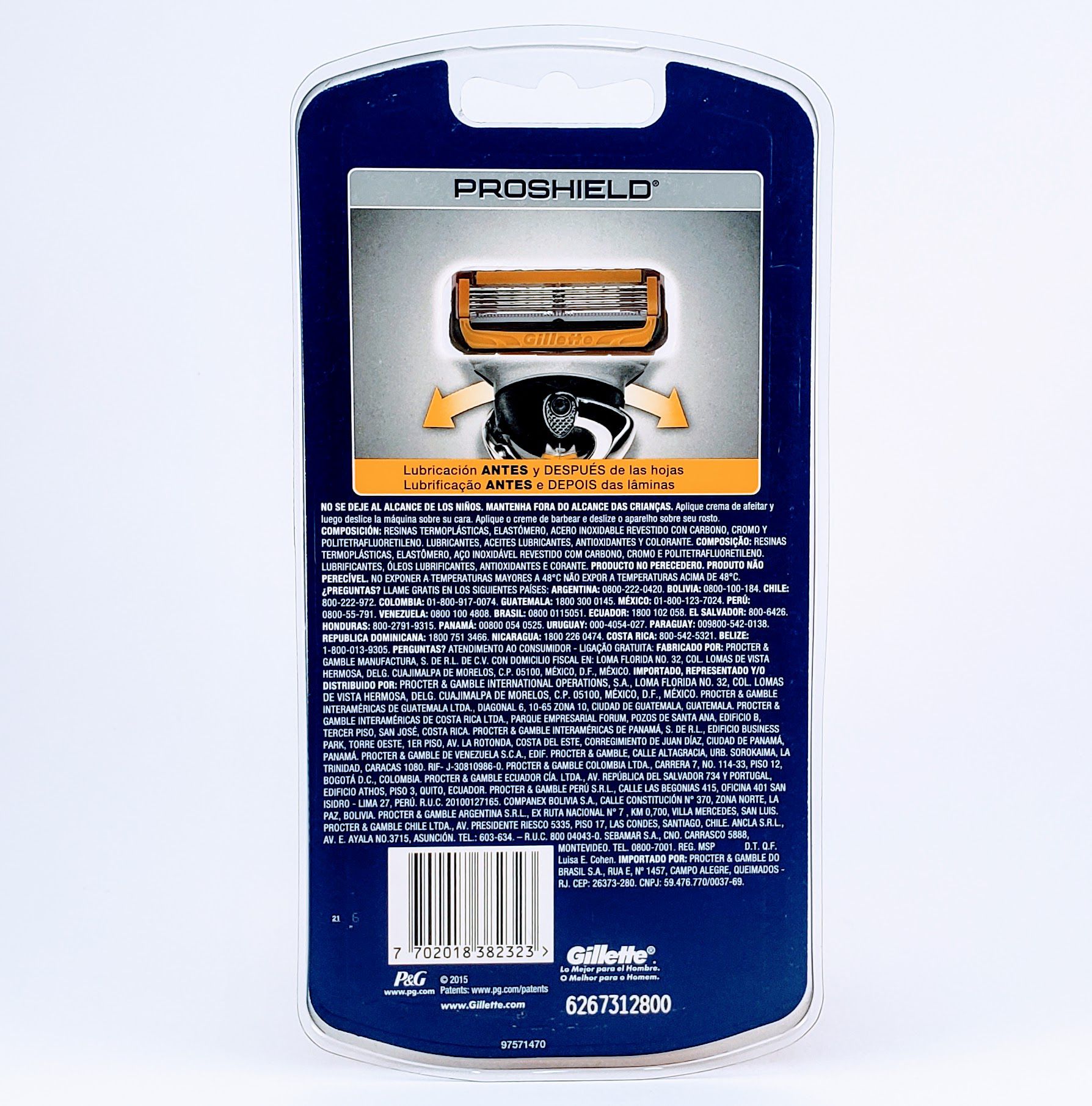 AP GILLETTE MACH3 PROSHIELD - Barão Cosméticos