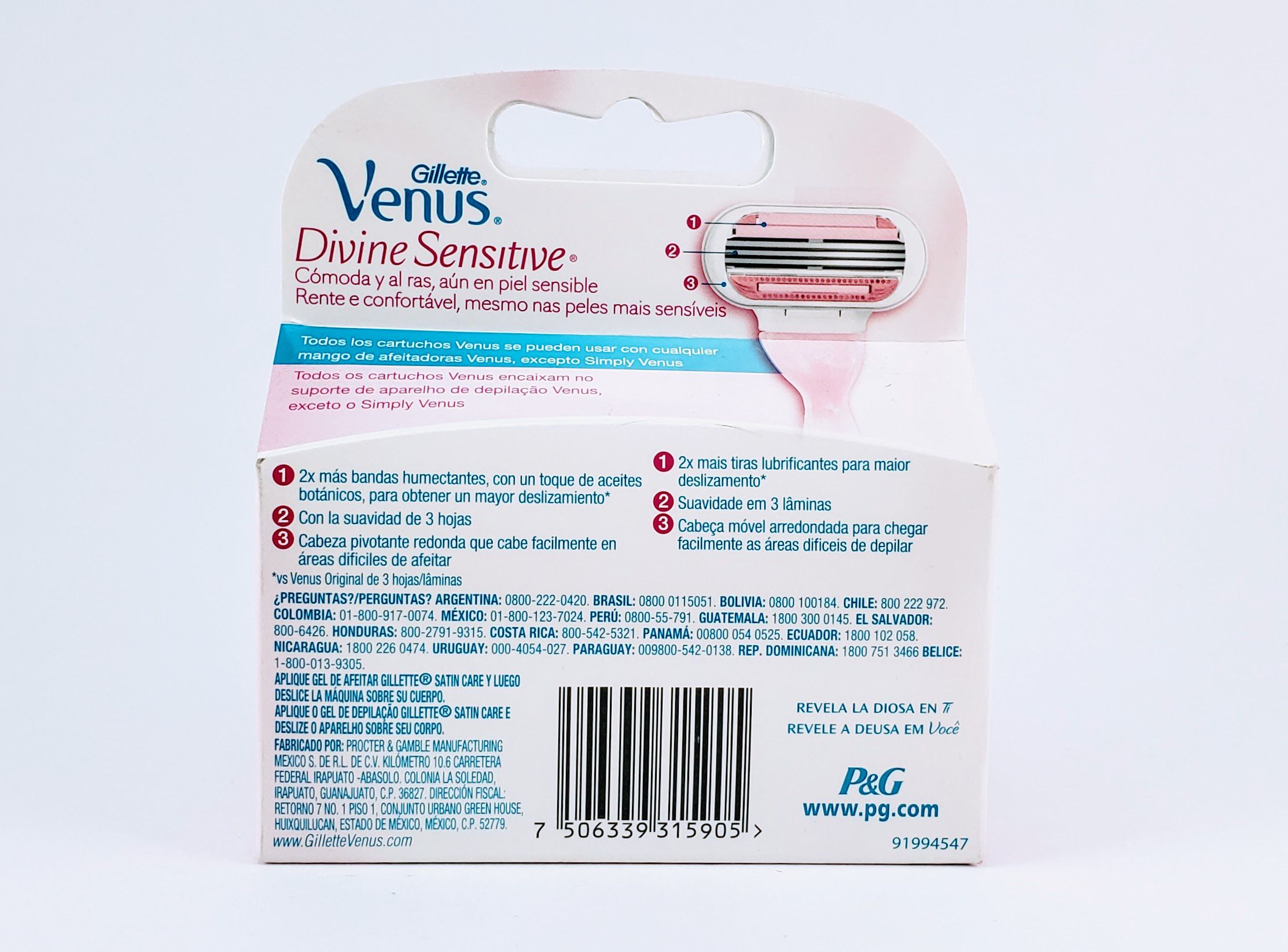GILLETTE CARGA VENUS DIVINE C/2 - Barão Cosméticos