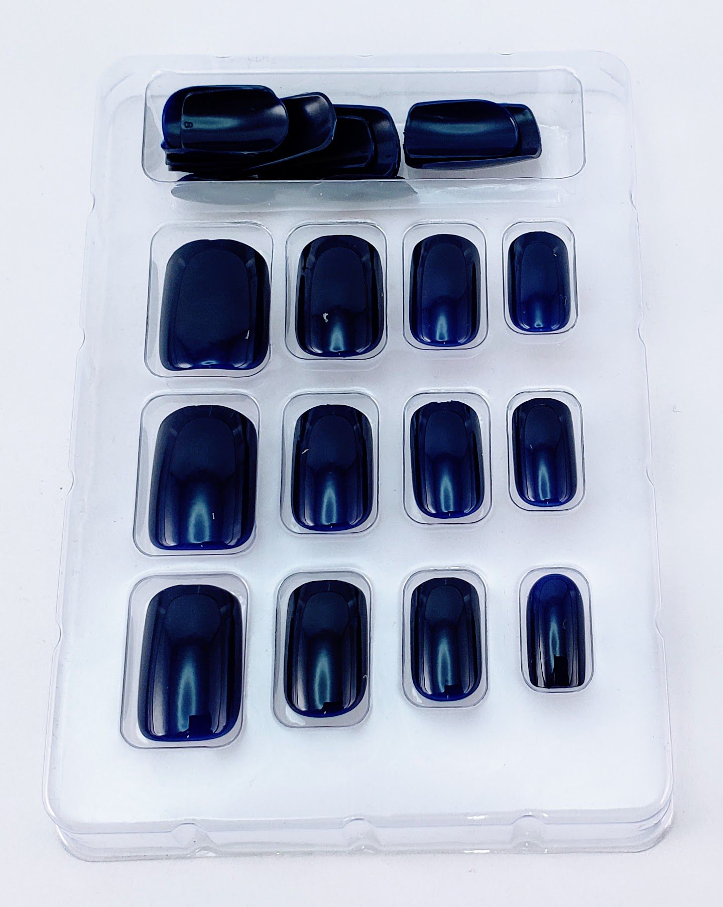 MACRILAN UNHAS POSTI AZUL MARINHO 24PC UP310A - Barão Cosméticos