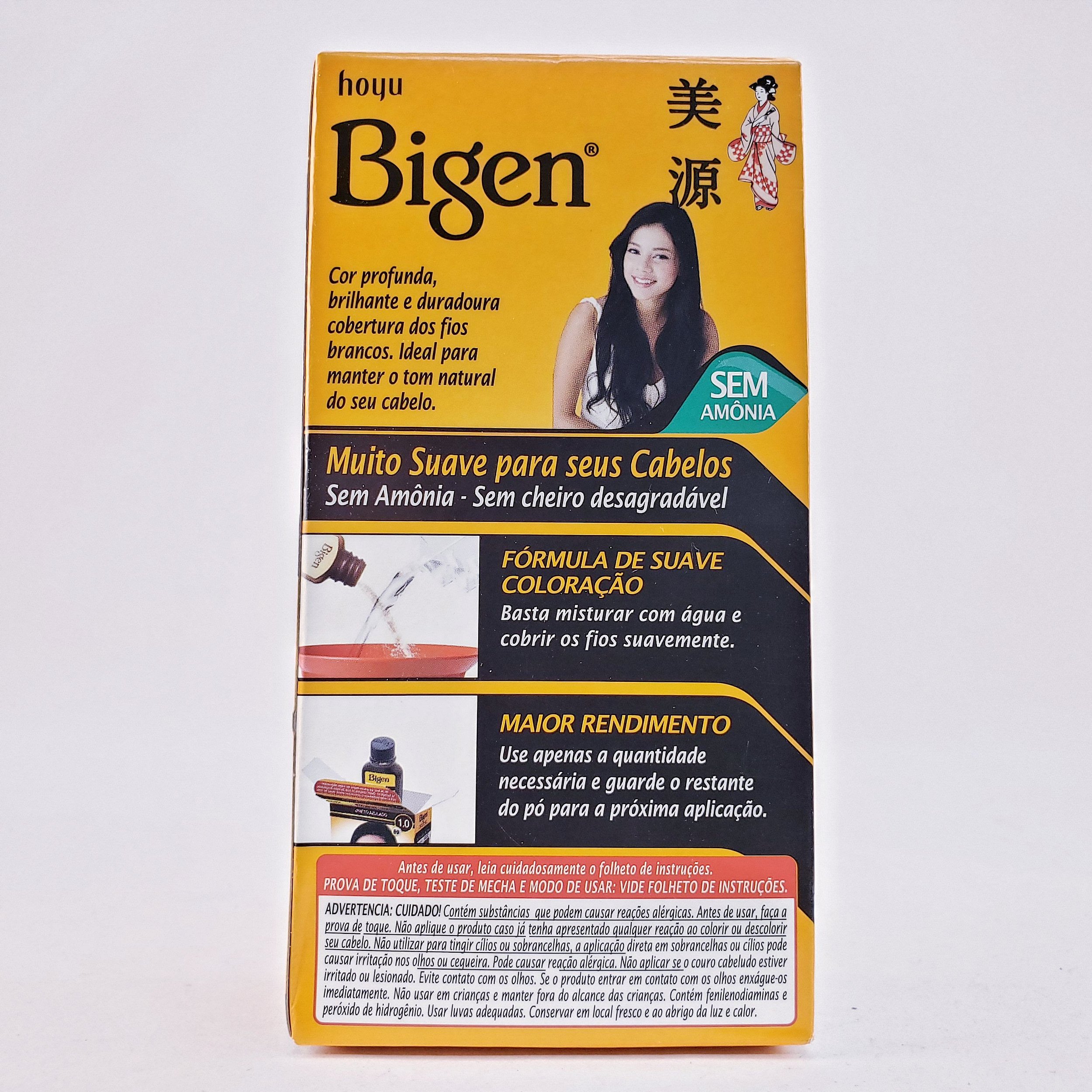 TINT. BIGEN COL 59 PRETO AZULADO - Barão Cosméticos