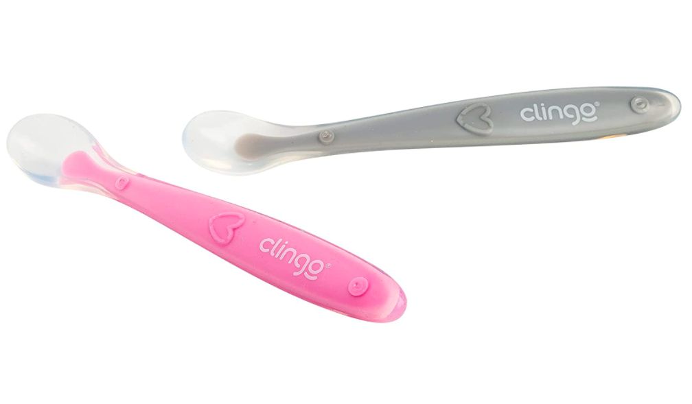Colher de Silicone Premium Colors Rosa com 2 unidades - Clingo ...