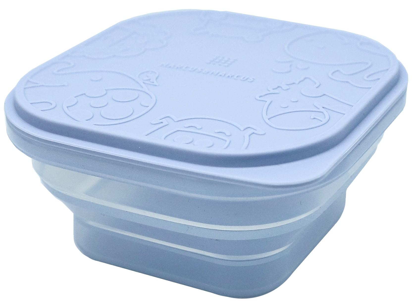 Container Dobrável em Silicone Azul Bebê - Marcus & Marcus - TotalBaby ...