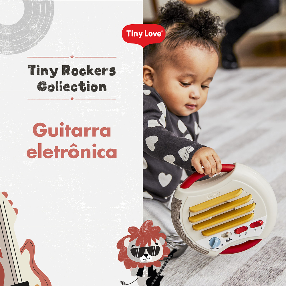 Brinquedo Guitarra Eletrônica Tiny Rockers - Tiny Love - TotalBaby Store