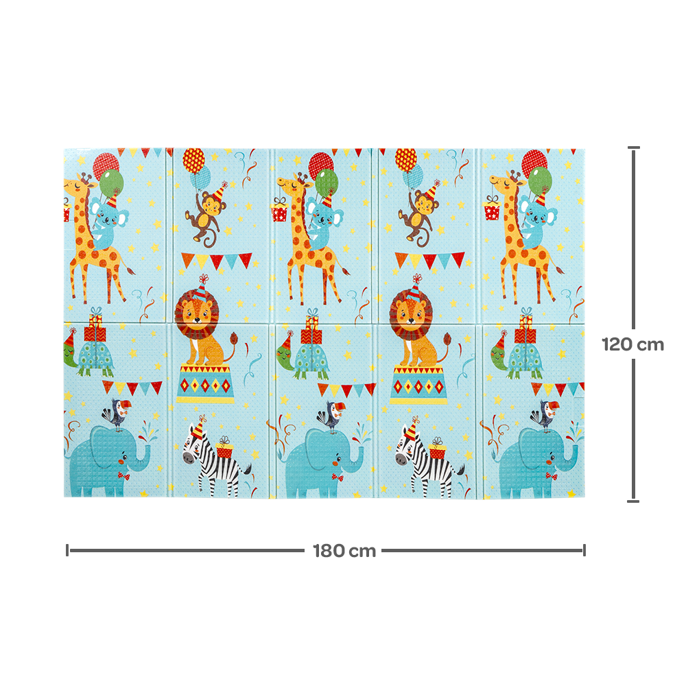 Tapete de Atividades Dobrável Animal Party - Buba - TotalBaby Store
