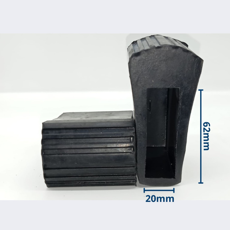 Pés de Borracha P/ Escada Articulada 20x61mm | RM Escadas - RM Escadas ...