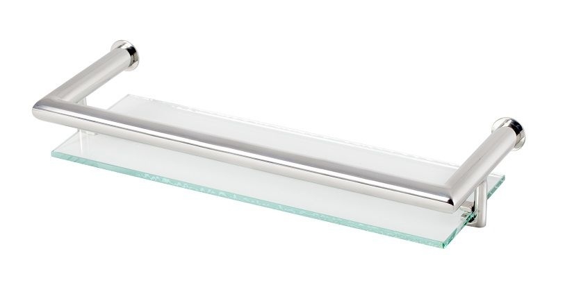 Porta Shampoo de Banheiro em Aço Inox Polido Brilhante Linha Tessália ...