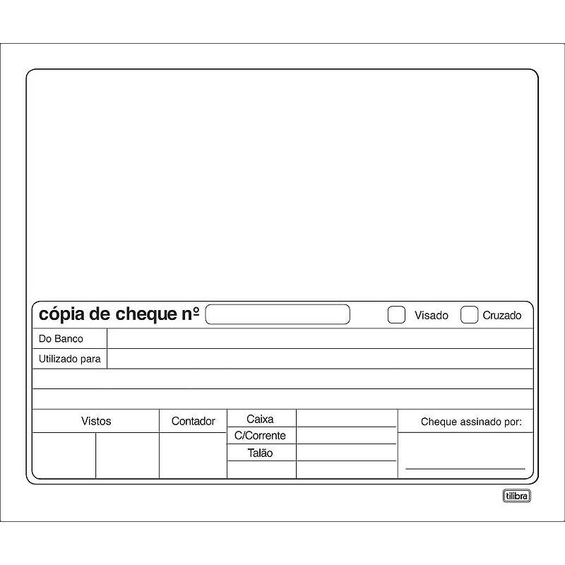 Copia De Cheque 100fl Tilibra 152625 - MEGA IMPRESS - Papelaria, Copos ...