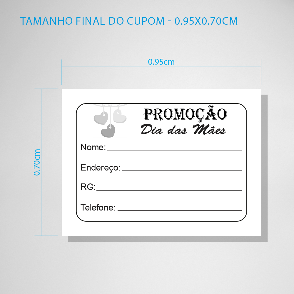 Cupom Para Sorteios Personalizado Bloco c/ 50fls Impressão Preto 1x0 - MEGA IMPRESS - Papelaria ...
