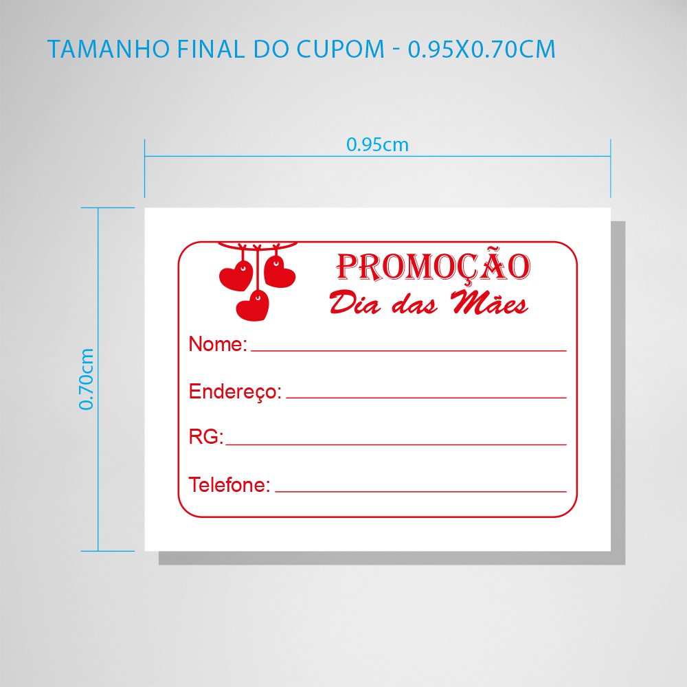 Cupom Para Sorteios Personalizado Bloco c/ 50fls Impressão Color 4x0 ...