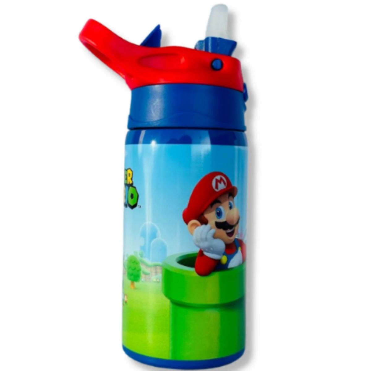 Garrafa Squeeze Infantil Super Mario Azul 500ml Gf56127mo Luxcel - MEGA ...