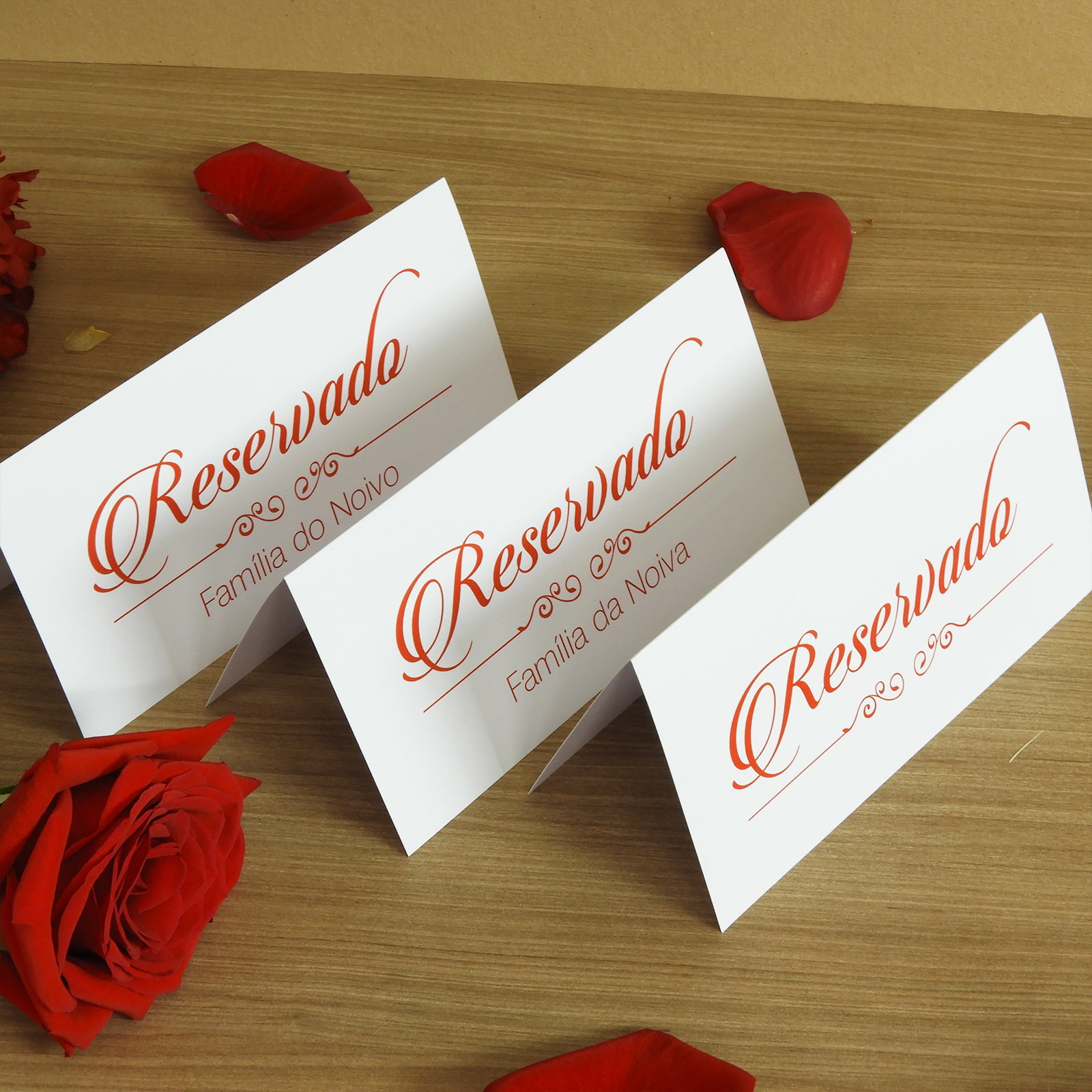 Placas de Reservado - Linha Rubí - MEGA IMPRESS - Papelaria, Copos ...