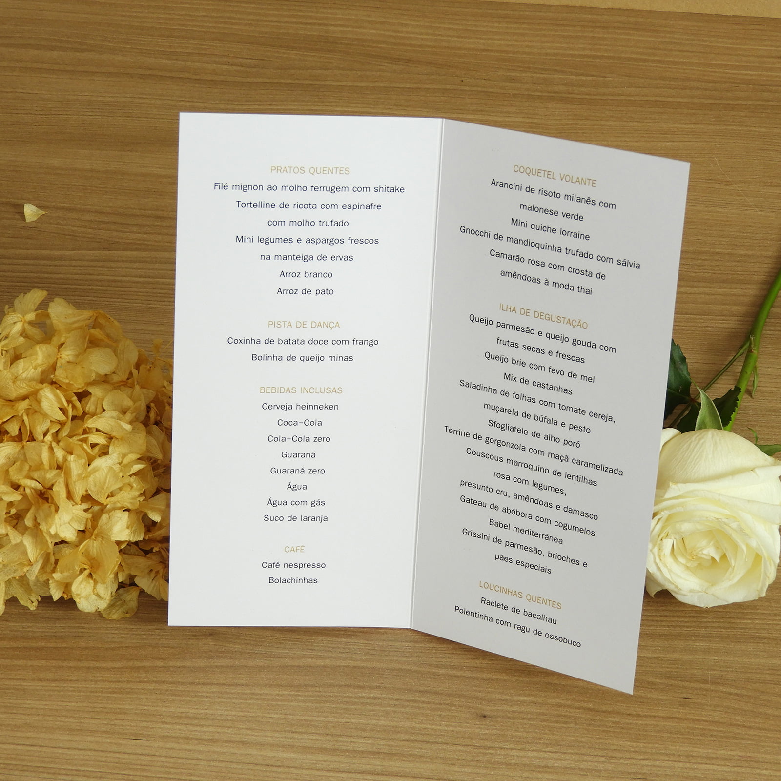 Menu Clássico Simples e Criativo 20cm x 9,5cm (fechado) - MEGA IMPRESS ...