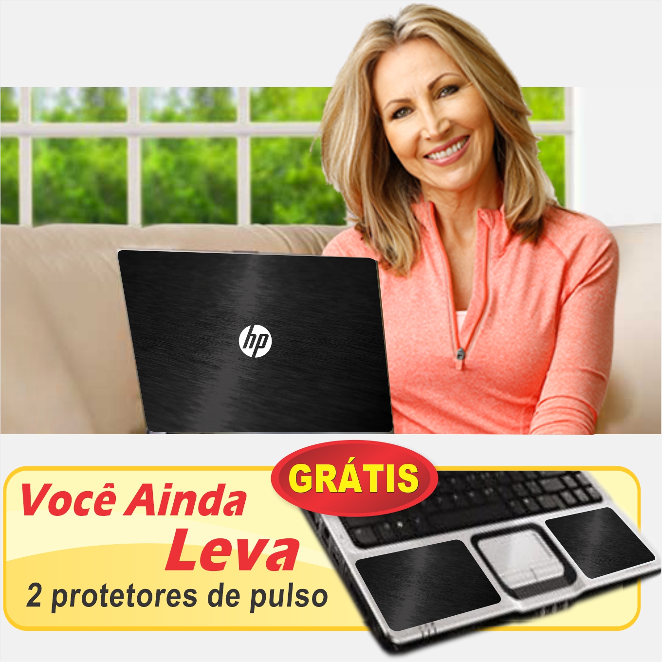 Kit 2und Skin Proteção Notebook: Transparente E Aço Escovado - Tampa ...