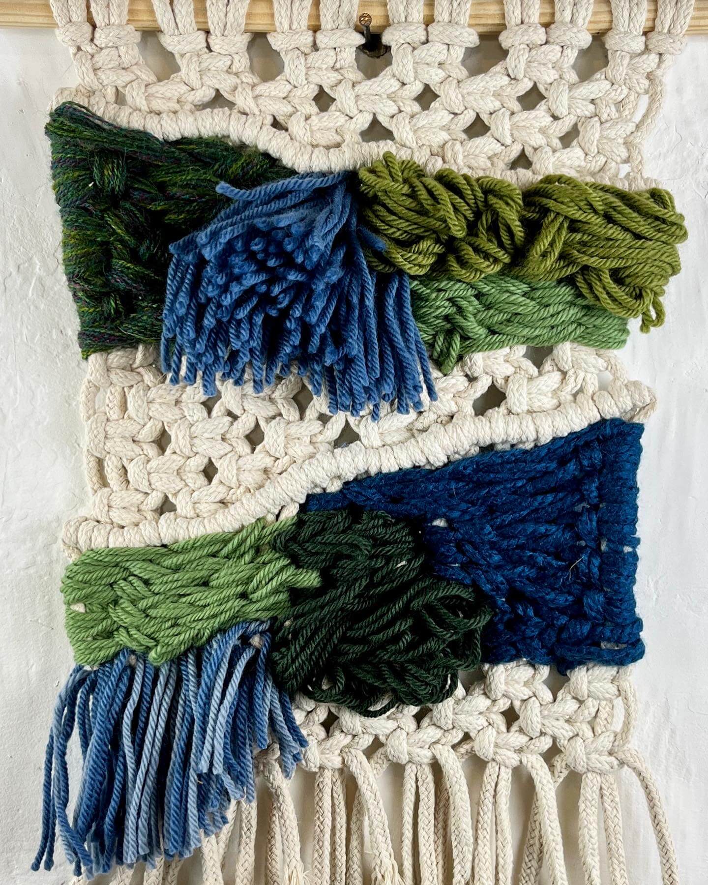 Painel Macrame Sea Life | 35 cm x 45 cm - Produtos de Decoração feitos ...