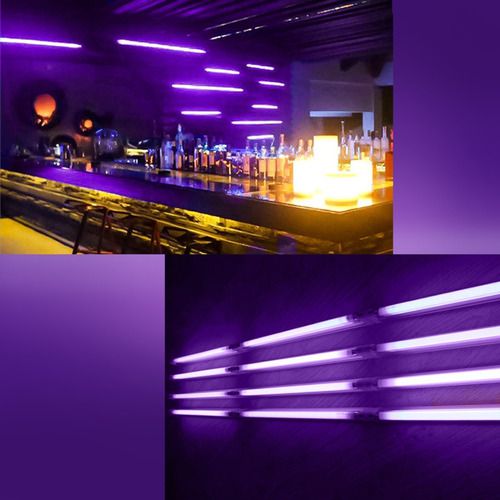 Lâmpada LED Tubular 18W 120Cm Bivolt Roxo - Sua Loja de LED na Internet