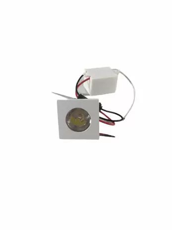 Micro SPOT LED 1W Quadrado Branco Frio 6000K - CBC - Sua Loja de LED na ...