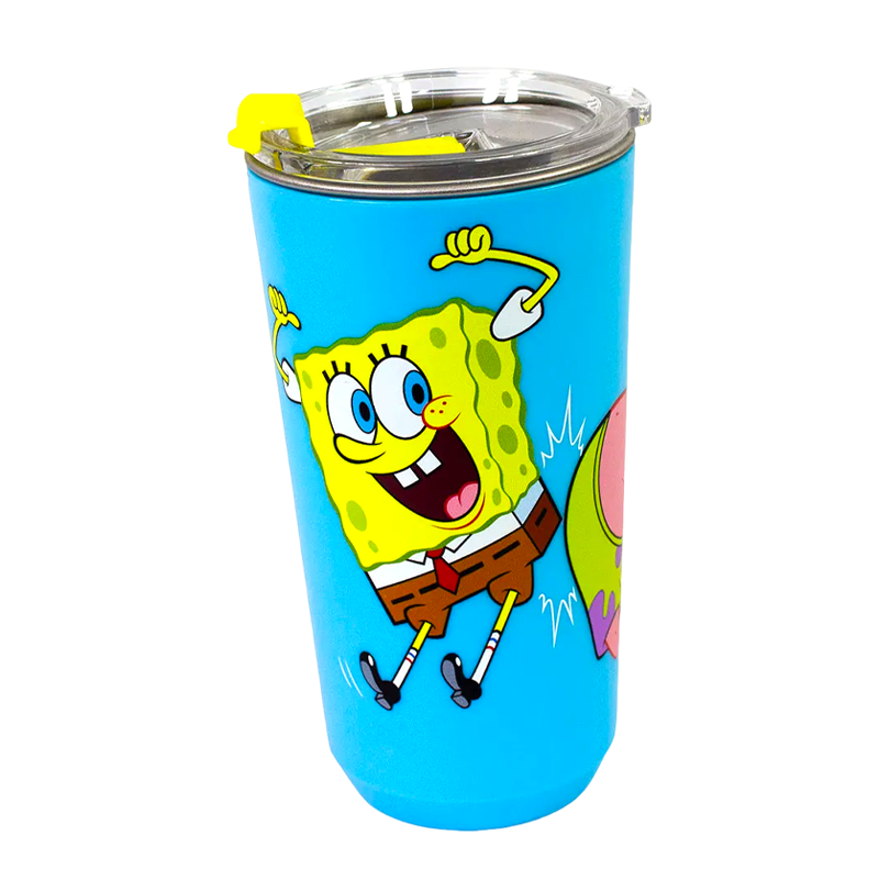 Copo Térmico sky 500ML - Bob Esponja - DuFuturo - A sua melhor lojinha