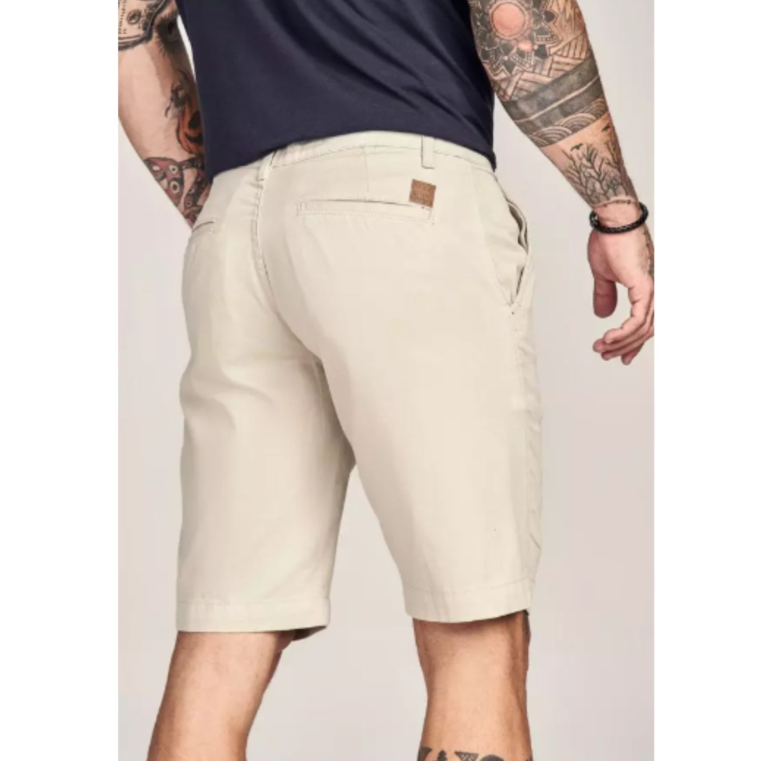 BERMUDA MAX DENIM BRIM/ELASTANO 11520 ESPORTE FINO MASCULINA - Lojas Parati