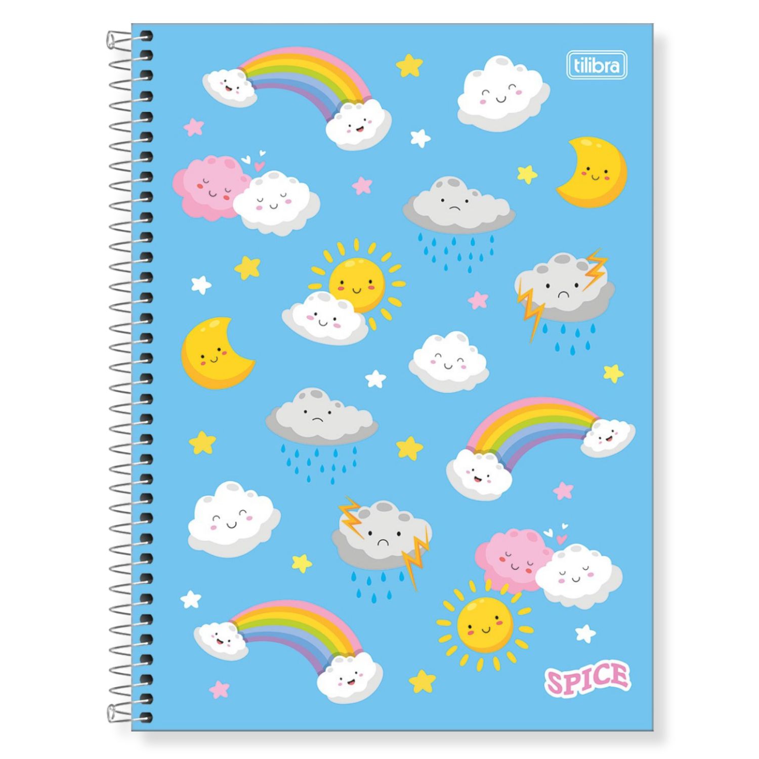 CADERNO TILIBRA UNIV 01 MAT CAPA DURA SPICE 254776-P (CORES SORTIDAS ...