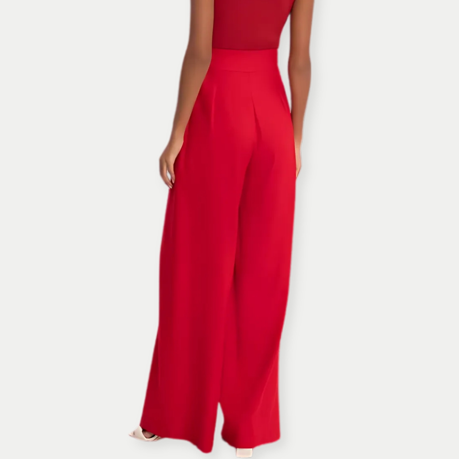 CALÇA LUNENDER LINHO PANTALONA VERMELHA FEMININA ADULTO - Lojas Parati